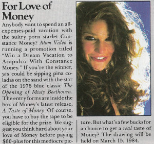 Constance Money: The Interview - The Rialto Report