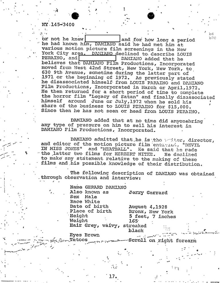 Declassified! FBI Deep Throat Files: Anatomy of an Investigation - The ...